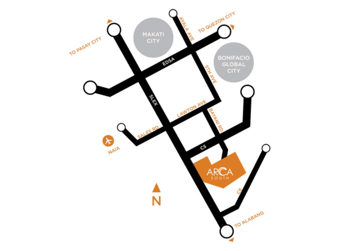 Location - How To Go To Arca South